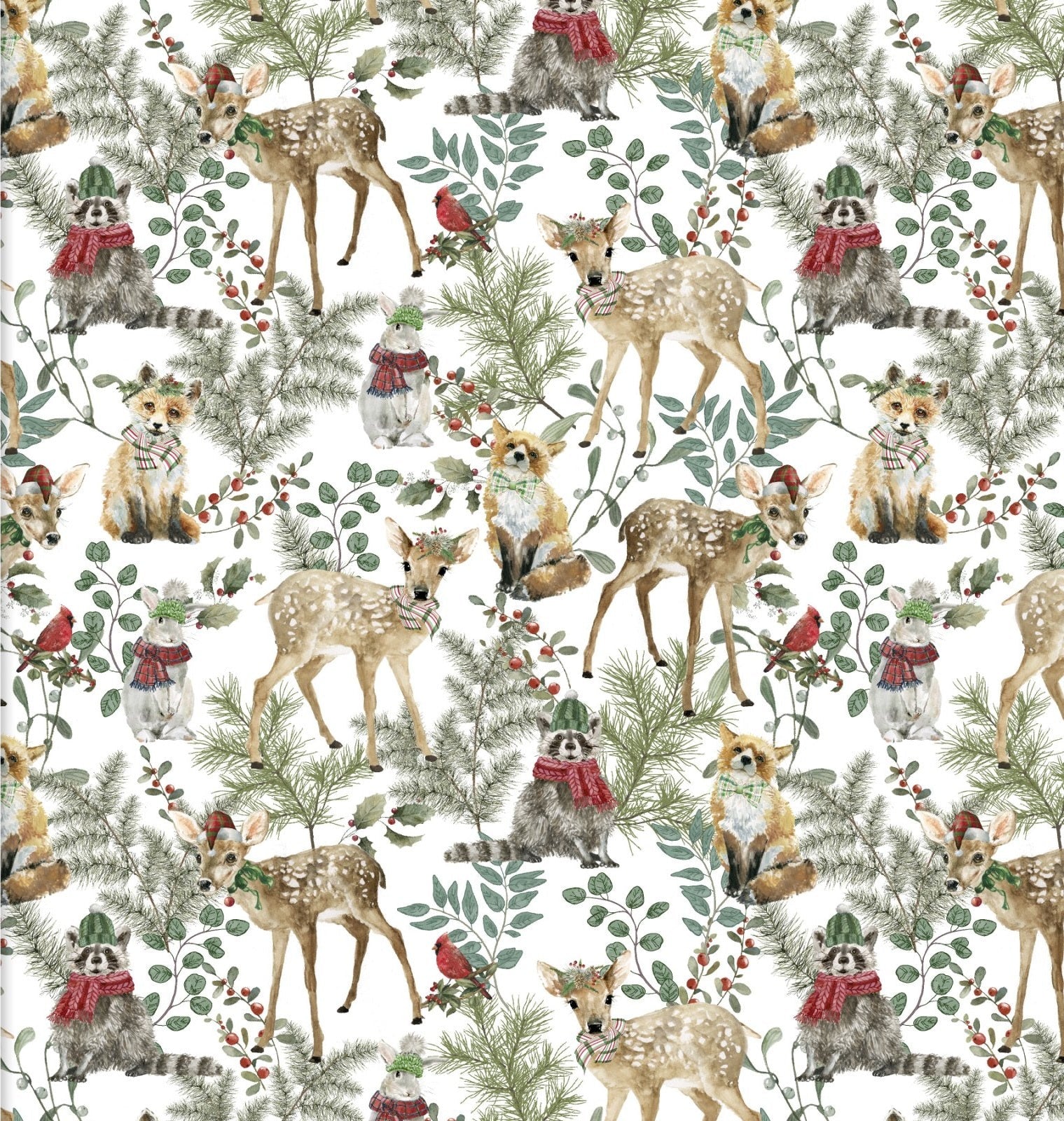 3 Wishes Whimsy Winter Woodland Fabric Collection – World Weidner