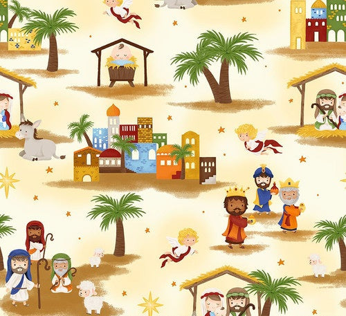 Blank Quilting Away in a Manger Fabric Collection – World Weidner