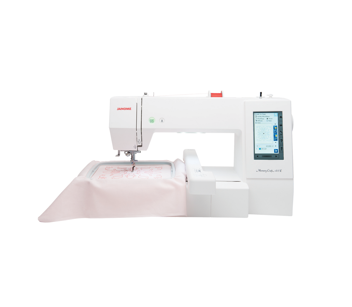 Janome Memory Craft 400E Embroidery Machine 7.9x7.9 – World Weidner