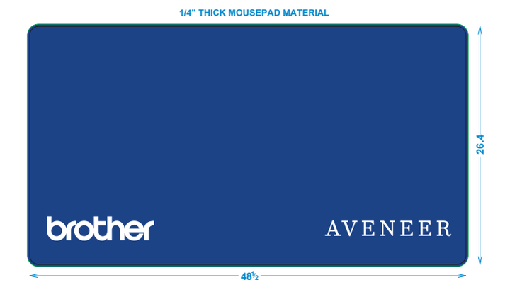 Brother Aveneer Large Foam Sewing and Embroidery Machine Mat EV1MATLGE ...