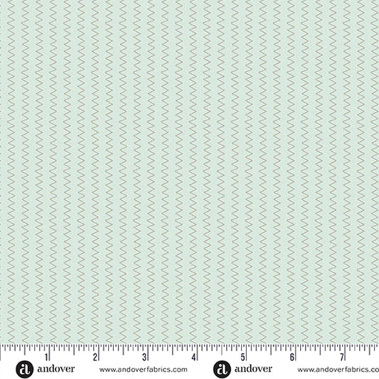 Fabric Andover Laundry Basket Quilts Pool Zig Zag Sewing Bird by the Q ...