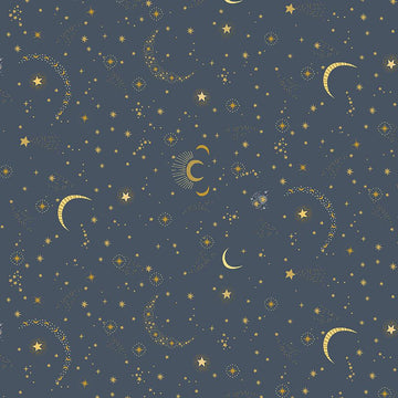 Fabric Dear Stella Designs Charcoal Nightfall Sting Like a Bee by the ...