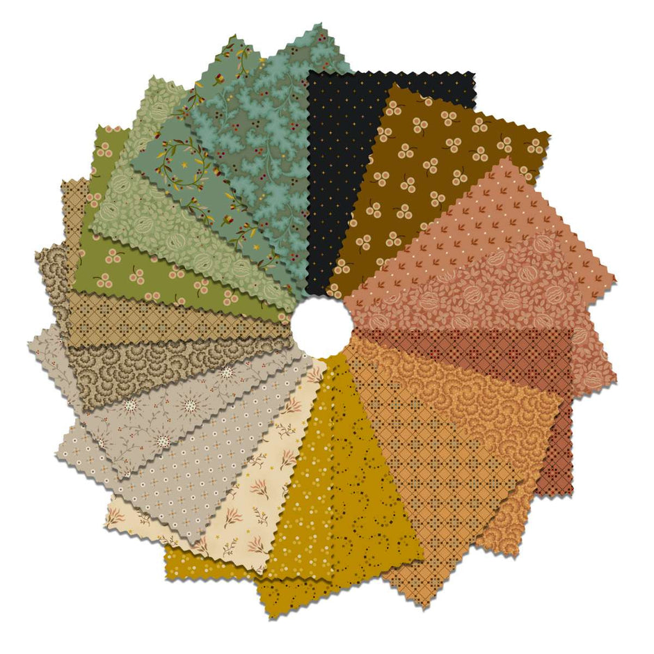 Fabric Henry Glass Precuts Harvest Thyme Fat Quarter Bundle FB4FQHG.HA ...