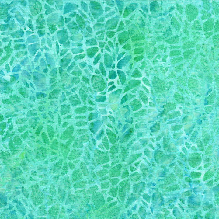 Fabric Lumin Teal/Aqua Agate Fossil Finesse Island Batiks by the Quart ...