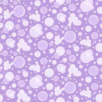 Fabric Michael Miller Lavender Bubble Bubble Make Believe by the Quart ...