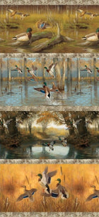Fabric Michael Miller Multi Autumn in the Pond by the Quarter Yard DDC ...