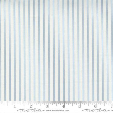 Fabric Moda Cream Blue Stripes Nantucket Summer by the Quarter Yard 55 ...