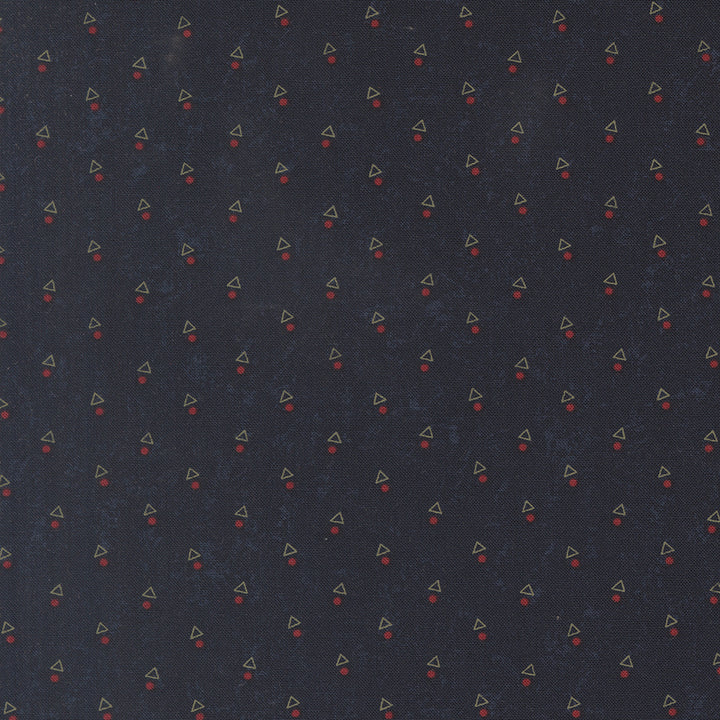 Fabric Moda Indigo Triangle Dot Quail Run by the Quarter Yard 9836-14 ...