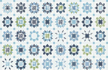 Fabric Moda Nantucket Summer Swoon Cheater 60" Quilting Panel 55268-11 ...