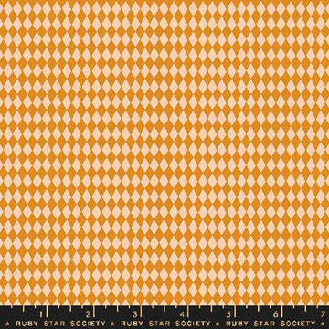 Fabric Ruby Star Society Turmeric Harlequin Geometry by the Quarter Ya ...