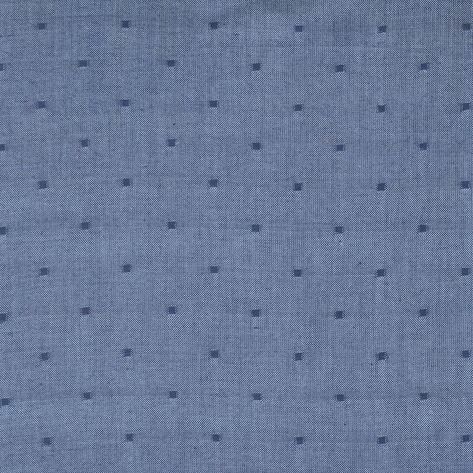 Fabric Moda Wovens Nautical Blue Woven Check Summer Solstice by the Qu ...