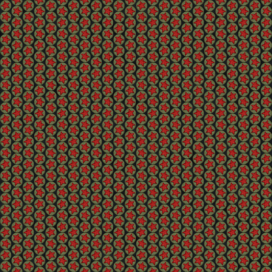 Fabric Riley Blake Black Stars Northern Christmas by the Quarter Yard ...