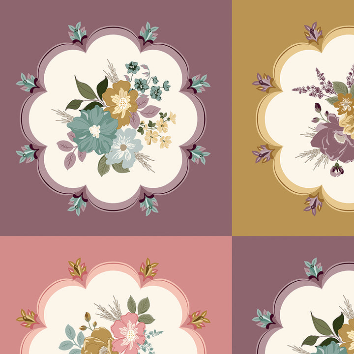 Fabric Riley Blake Multi Cheater Print Doilies Renew by the Quarter Ya ...