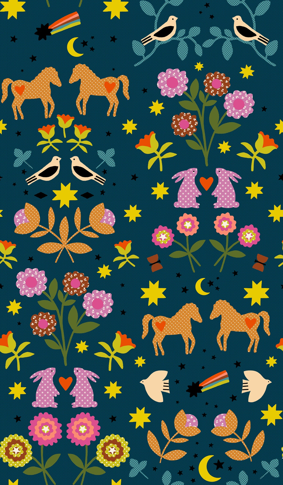 Fabric Ruby Star Society Galaxy Mystic Fable by the Quarter Yard RS414 ...