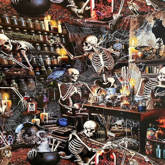 Fabric Timeless Treasures Multi Spooky Apothecary Wicked Willow by the ...