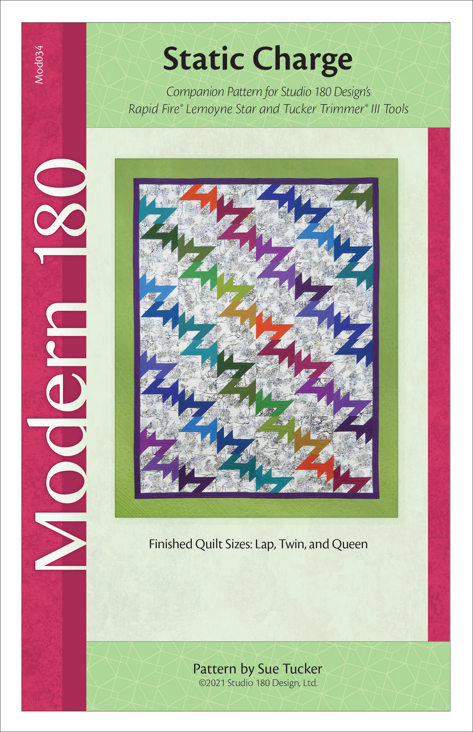 Studio 180 Design Static Charge Quilting Pattern MOD034 – World Weidner
