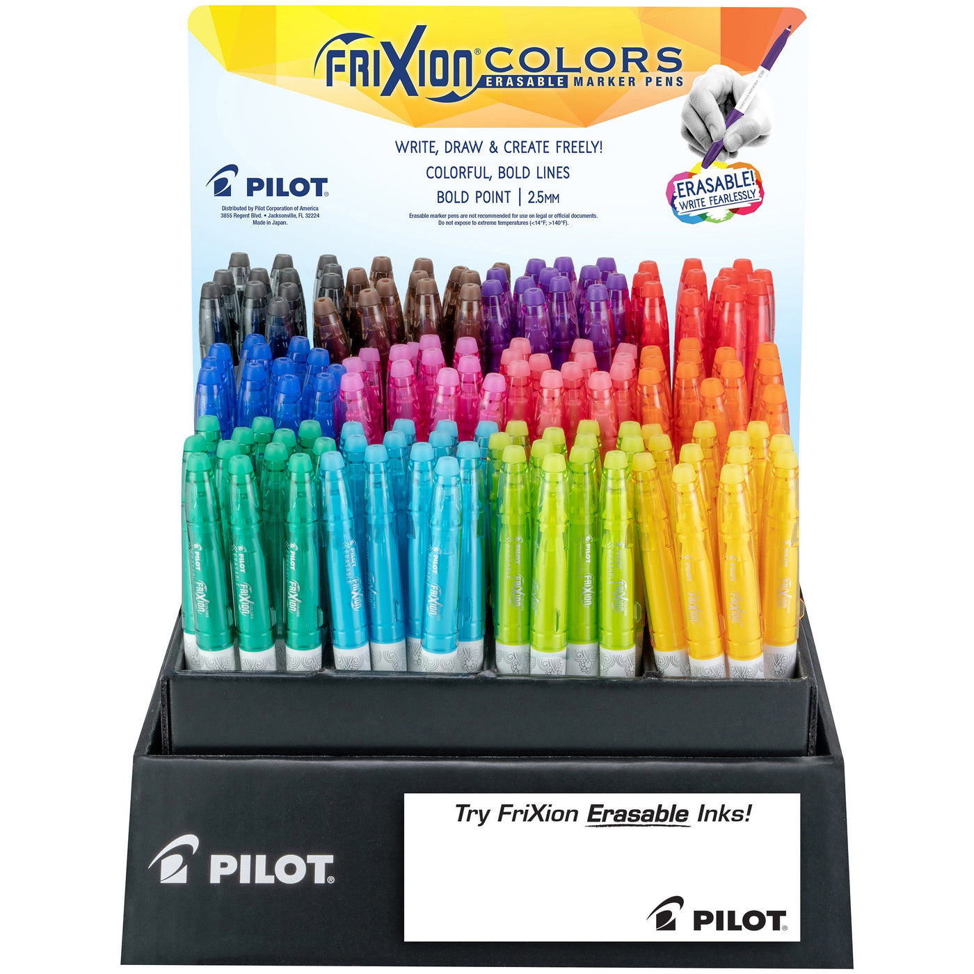 Pilot FriXion Colors Erasable Bold Point Marker Pens Assorted 13036FX ...