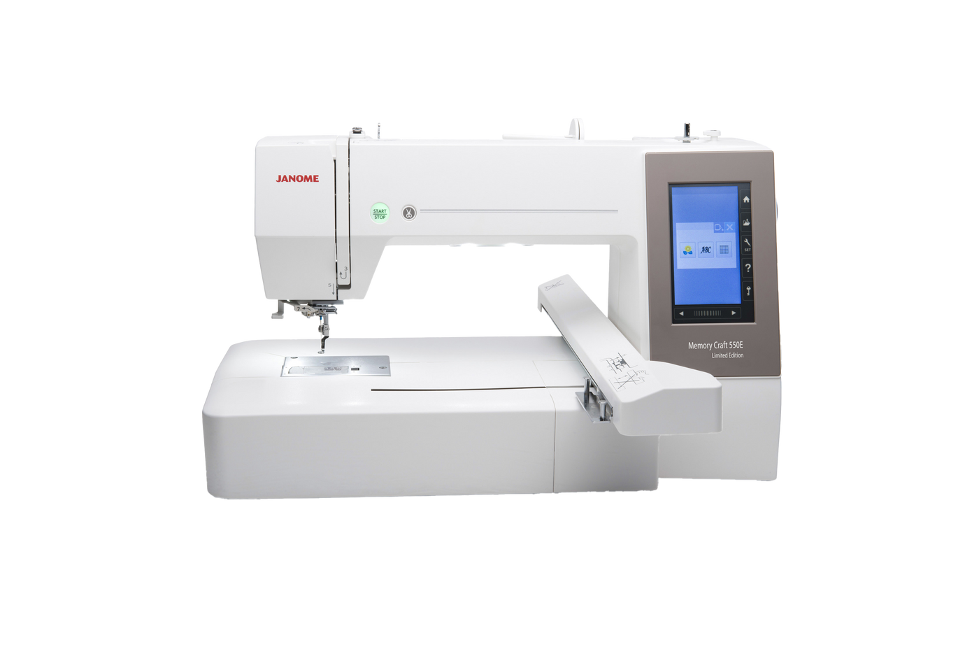 Janome Memory Craft 550E Limited Edition Embroidery Machine 14x7.9 ...