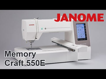 Janome Memory Craft 550E Limited Edition Embroidery Machine 14x7.9 ...