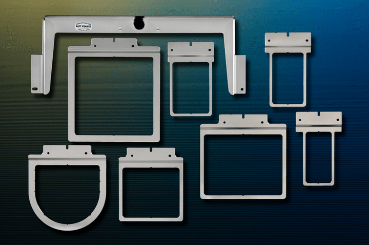 Fast Frames X-Change 7 in 1 Embroidery Hoops for Commercial Embroidery ...